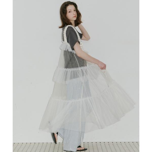 ZOZO問い合わせ番号:74817011ショップ:19 roots studio，ナインティーン ルーツ スタジオブランド:J1U by LA BELLE ETUDE，ジユウバイラベルエチュード商品名:シースルーボリュームチュールデザインジ...
