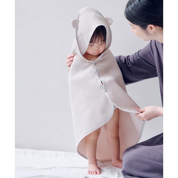 ※このアイテムは返品・交換対象外商品です。ZOZO問い合わせ番号:74821185ショップ:FELISSIMO，フェリシモブランド:フェリシモMama，フェリシモママ商品名:Ｍｏｒｅｄｄｅ　くま耳がかわいい　コットン１００％ぽこぽこワッフル...