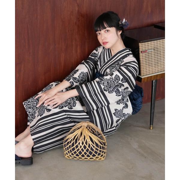 ZOZO問い合わせ番号:74825647ショップ:utatane，ウタタネブランド:utatane，ウタタネ商品名:選べる浴衣3点セット ニコアンティークオリジナルデザイン 国内染色カテゴリ:水着/着物・浴衣>浴衣ブランド品番:649...