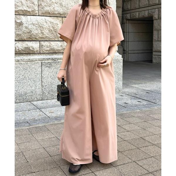 『タイムセール実施中』ZOZO問い合わせ番号:74826099ショップ:kobelettuce，コウベレタスブランド:KOBE LETTUCE，コウベレタス商品名:フレアスリーブオールインワンカテゴリ:ママ＆ベビー>マタニティウェア/...