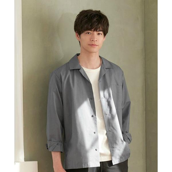 『セール実施中』ZOZO問い合わせ番号:74829100ショップ:TOKYO SHIRTS，トーキョーシャツブランド:Pitta Re:)，ピッタリ商品名:リップストップ オープンカラー長袖カジュアルシャツカテゴリ:トップス>シャツ/...