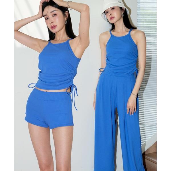 ※このアイテムは返品・交換対象外商品です。ZOZO問い合わせ番号:74834423ショップ:OSYAREVO，オシャレボブランド:OSYAREVO，オシャレボ商品名:水着 レディース 体型カバー サイドギャザー ビキニ ロングパンツ 付き ...