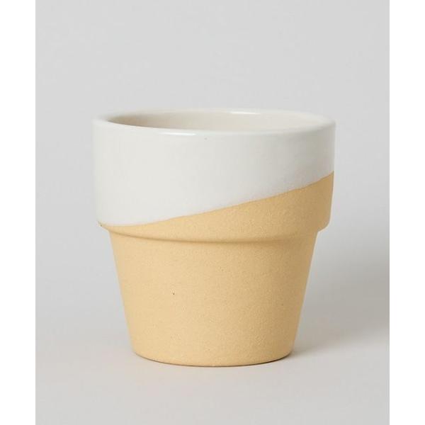 ZOZO問い合わせ番号:74836663ショップ:TODAY'S SPECIAL，トゥデイズスペシャルブランド:TODAY'S SPECIAL，トゥデイズスペシャル商品名:カラードプランター 4号 ホワイトトップ / 丸俊セラミックカテゴリ...