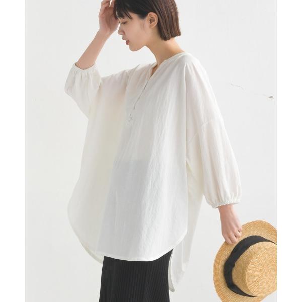 ZOZO問い合わせ番号:74962730ショップ:OMNES，オムネスブランド:OMNES，オムネス商品名:接触冷感ヘンリーネック5分袖裾ラウンドプルオーバーカテゴリ:トップス>Tシャツ/カットソーブランド品番:7123-5381素材...