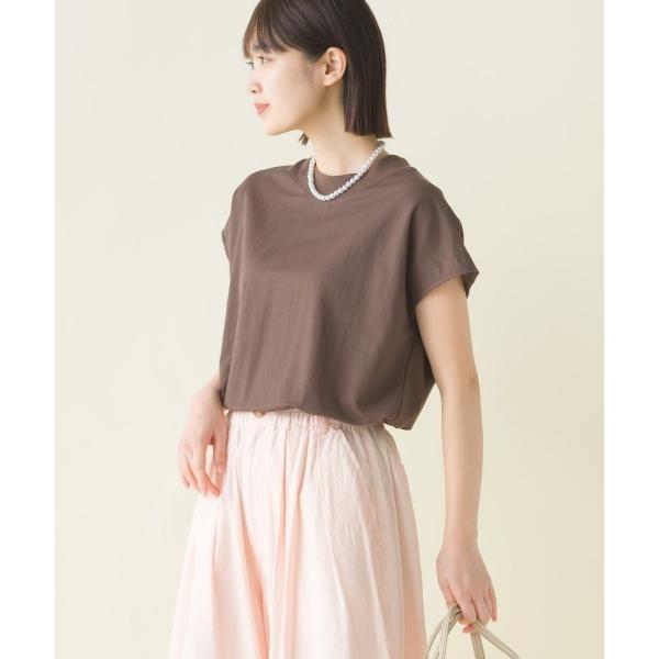 ZOZO問い合わせ番号:74962922ショップ:OMNES，オムネスブランド:OMNES，オムネス商品名:接触冷感裾ラウンドフレンチスリーブプルオーバーカテゴリ:トップス>Tシャツ/カットソーブランド品番:7123-5383素材:本...