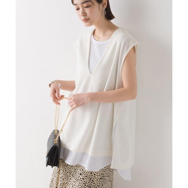 ZOZO問い合わせ番号:74963351ショップ:OMNES，オムネスブランド:OMNES，オムネス商品名:梨地Vネックベストリブタンクセットカテゴリ:トップス>ベストブランド品番:7123-5390素材:アウター：ポリエステル96%...