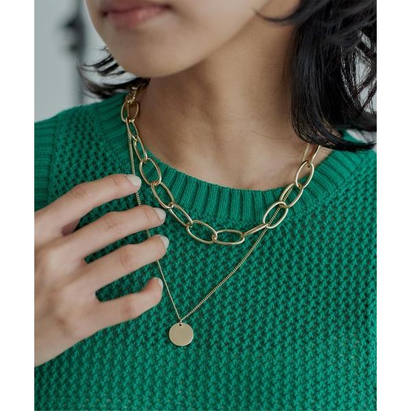 『タイムセール実施中』ZOZO問い合わせ番号:74995109ショップ:titivate，ティティベイトブランド:miette，ミエット商品名:チェーンプレートネックレスセットカテゴリ:アクセサリー>ネックレスブランド品番:RBW18...