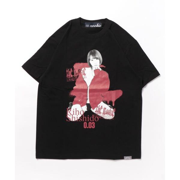 ZOZO問い合わせ番号:74995484ショップ:NO WAY，ノー ウェイブランド:THE Nookie，ザヌーキー，NO WAY，ノーウェイ商品名:/THE nookie LOVE Riho Shishido/PORTRAIT TEEカ...