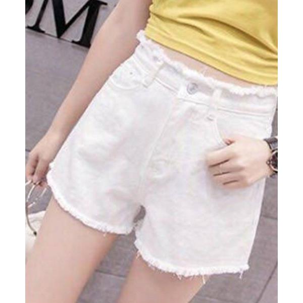 『タイムセール実施中』ZOZO問い合わせ番号:75027133ショップ:SETUP7，セットアップセブンブランド:SETUP7，セットアップセブン商品名:【SETUP7】フリンジデニムショートパンツ KNF012カテゴリ:パンツ>デニ...