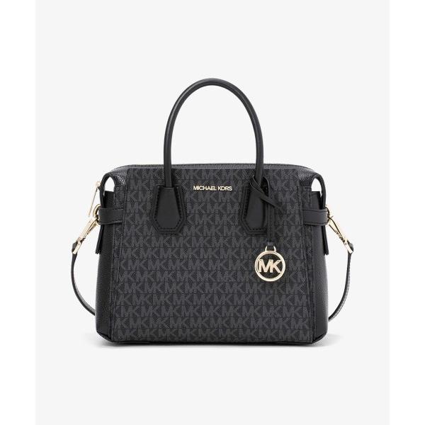 『セール実施中』ZOZO問い合わせ番号:75028854ショップ:MICHAEL KORS，マイケル・コースブランド:MICHAEL KORS，マイケルコース商品名:MERCER トップジップ ベルテッド サッチェル スモール - MKシグ...
