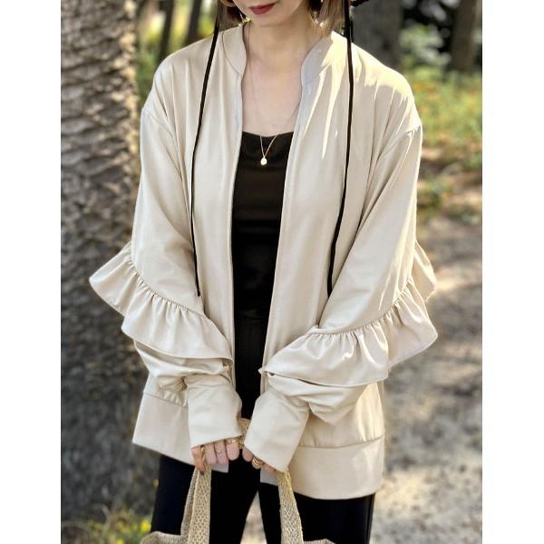 『セール実施中』ZOZO問い合わせ番号:75032531ショップ:Re:EDIT，リエディブランド:Re:EDIT，リエディ商品名:[DAILY SWIM][UVカット][水陸両用]指穴付きフリルラッシュガードキーネックブルゾンカテゴリ:水...