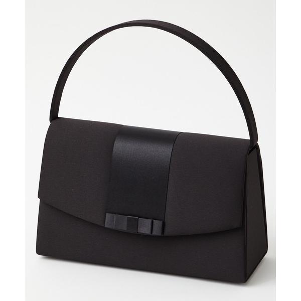 『セール実施中』ZOZO問い合わせ番号:75095385ショップ:AIMER，エメブランド:AIMER，エメ商品名:【喪服・礼服用】サテン切替平リボン付きブラックフォーマルバッグカテゴリ:バッグ>ハンドバッグブランド品番:0339-9...