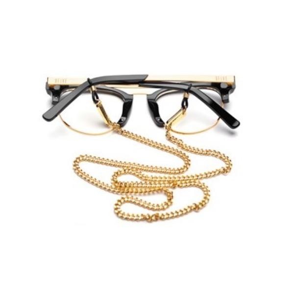 ZOZO問い合わせ番号:75126590ショップ:H.L.N.A，エイチエルエヌエーブランド:9five，ナインファイブ，HLNA，エイチエルエヌエー商品名:【9FIVE】24k Gold Micro Cuban Eyewear Lanya...