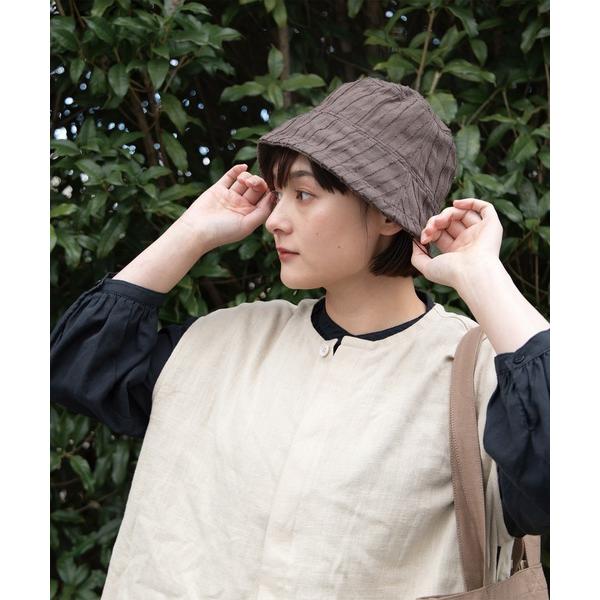 『タイムセール実施中』ZOZO問い合わせ番号:75157831ショップ:a.depeche，アデペシュブランド:contra bo nepre，コントラ ボ ネプレ 商品名:stripe bucket hat BR / レディースカジュアル...