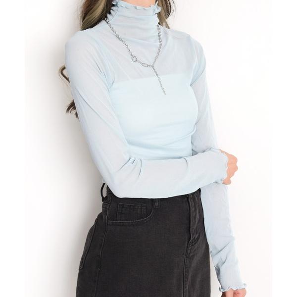 『セール実施中』ZOZO問い合わせ番号:75164201ショップ:Flowering，フラワーリングブランド:Flowering Korea，フラワーリングコリア商品名:ハイネックシアートップスカテゴリ:トップス>Tシャツ/カットソー...