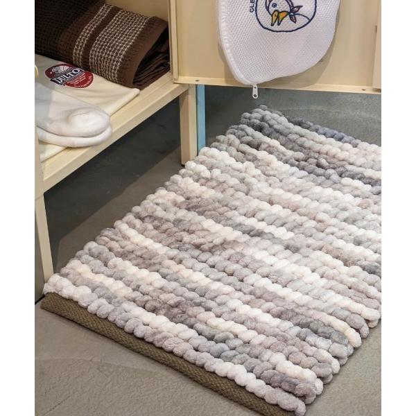 ZOZO問い合わせ番号:75290649ショップ:DULTON，ダルトンブランド:DULTON，ダルトン商品名:CHENILLE HANDLOOM MAT 40×60/バスマットカテゴリ:インテリア>ラグ/マットブランド品番:RN-0...