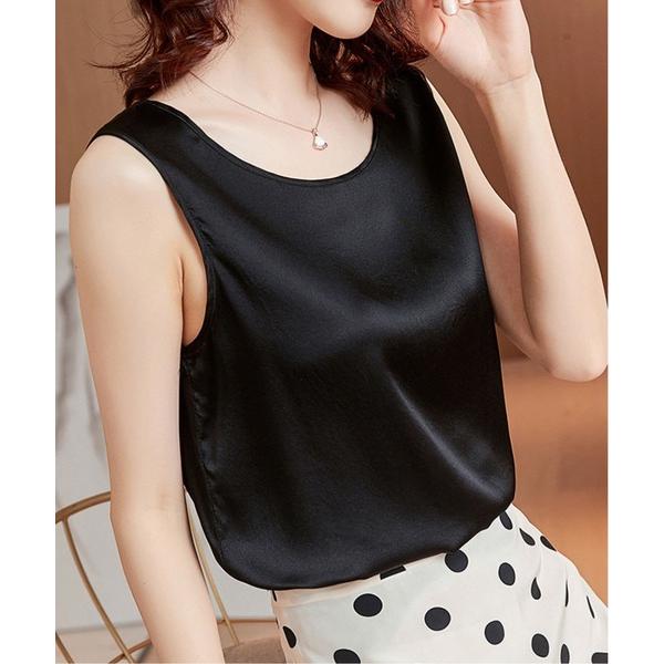 『セール実施中』ZOZO問い合わせ番号:75323503ショップ:FRP，エフアールピーブランド:BLANC FICELLE，ブランフィセル商品名:エレガンス　タンクトップ　ノースリーブ　クルーネックカテゴリ:トップス>タンクトップブ...