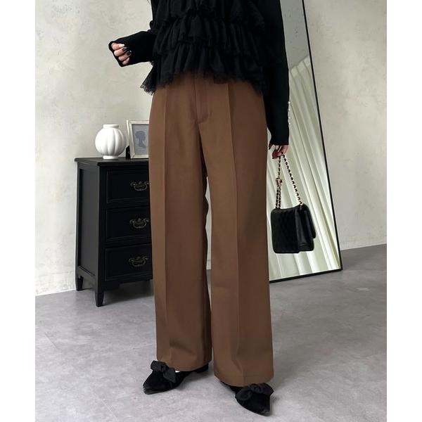 ZOZO問い合わせ番号:75387774ショップ:prose verse，プロズヴェールブランド:prose verse，プロズヴェール商品名:ハイウエストセンタープレスタックパンツカテゴリ:パンツ>スラックスブランド品番:PVZ10...