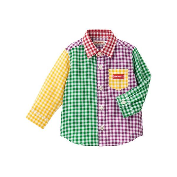 ZOZO問い合わせ番号:75392453ショップ:MIKI HOUSE，ミキハウスブランド:MIKI HOUSE，ミキハウス商品名:長袖チェックシャツカテゴリ:トップス>シャツ/ブラウスブランド品番:10-5304-492素材:綿 1...