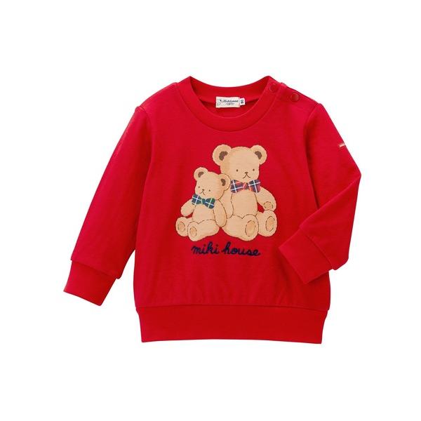 『セール実施中』ZOZO問い合わせ番号:75392454ショップ:MIKI HOUSE，ミキハウスブランド:MIKI HOUSE，ミキハウス商品名:ミキハウスベアトレーナーカテゴリ:トップス>スウェットブランド品番:10-5613-4...