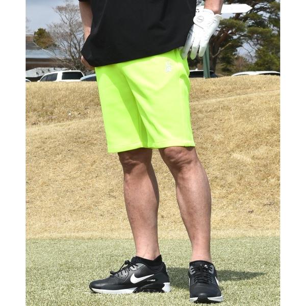 『タイムセール実施中』ZOZO問い合わせ番号:75393468ショップ:FRP，エフアールピーブランド:COMON GOLF，コモンゴルフ商品名:ポンチ ジャージ素材 ネオンカラー ゴルフ ショートパンツカテゴリ:アウトドア/スポーツ&gt...