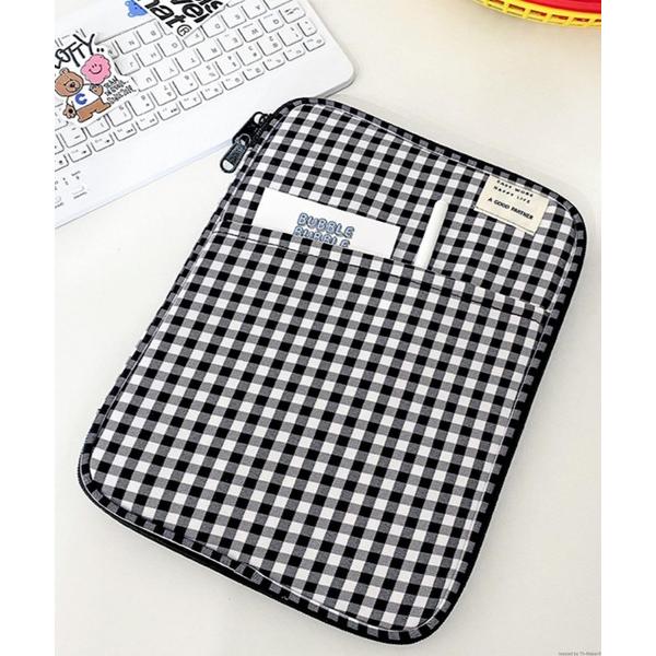 『タイムセール実施中』ZOZO問い合わせ番号:75425919ショップ:TONE，トーンブランド:TONE SELECT GOODS，トーンセレクトグッズ商品名:Liaa/ギンガムチェック PC タブレットケース  11インチ/13インチ ...