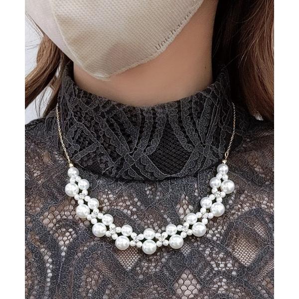 『タイムセール実施中』ZOZO問い合わせ番号:75458330ショップ:Paradise Picnic，パラダイス ピクニックブランド:Cupid Heart，キューピッドハート商品名:【Cupid Heart】結婚式アクセ！２連パールネッ...