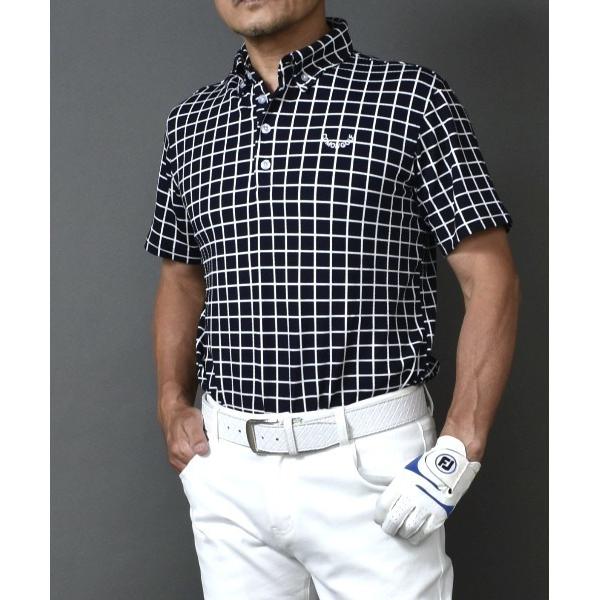 ZOZO問い合わせ番号:75458416ショップ:FRP，エフアールピーブランド:COMON GOLF，コモンゴルフ商品名:ワッフル 素材 半袖 ボタンダウン ゴルフ ポロシャツカテゴリ:アウトドア/スポーツ>ゴルフグッズブランド品番...