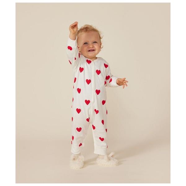 ※このアイテムは返品・交換対象外商品です。ZOZO問い合わせ番号:75525716ショップ:PETIT BATEAU，プチバトーブランド:PETIT BATEAU，プチバトー商品名:ハートプリント足なしロンパースカテゴリ:ママ＆ベビー&gt...