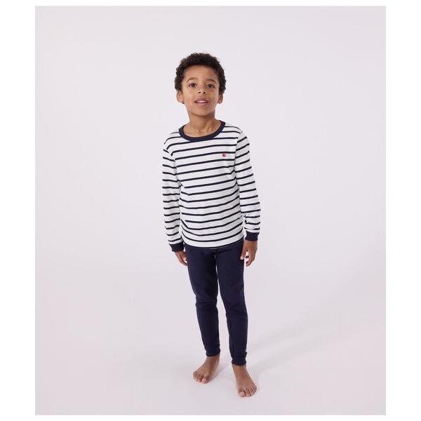 ZOZO問い合わせ番号:75525723ショップ:PETIT BATEAU，プチバトーブランド:PETIT BATEAU，プチバトー商品名:マリニエール長袖パジャマカテゴリ:ルームウェア>ルームウェア/パジャマブランド品番:A01DE...