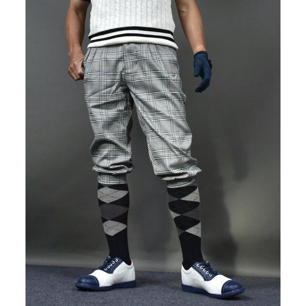 ZOZO問い合わせ番号:75555327ショップ:FRP，エフアールピーブランド:COMON GOLF，コモンゴルフ商品名:ストレッチ ニッカボッカーズゴルフウェア グレンチェック ゴルフパンツカテゴリ:アウトドア/スポーツ>ゴルフグ...