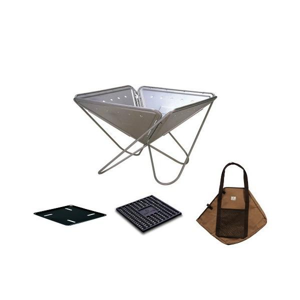 ZOZO問い合わせ番号:75555952ショップ:Snow Peak，スノーピークブランド:Snow Peak，スノーピーク商品名:焚火台Mスターターセットカテゴリ:アウトドア/スポーツ>アウトドアグッズブランド品番:SET-111素...