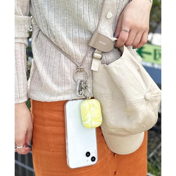 『セール実施中』ZOZO問い合わせ番号:75558227ショップ:SETUP7，セットアップセブンブランド:Beau're，ヴュレ，SETUP7，セットアップセブン商品名:【BEAURE】レザー モバイル＆マスクストラップ ショルダー B-...