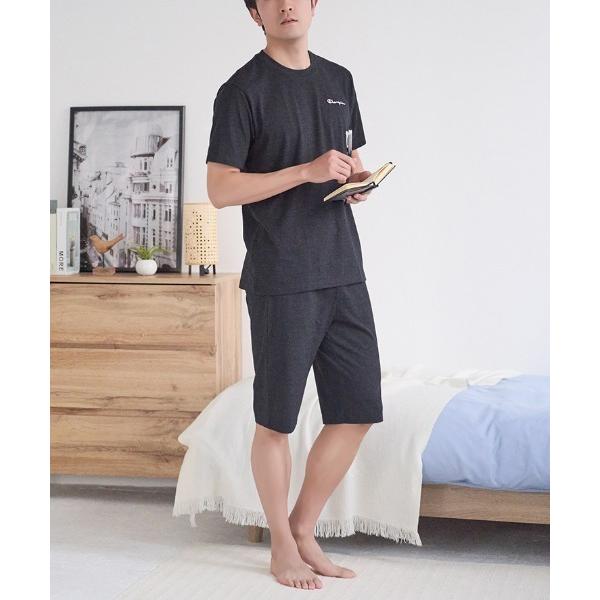 ZOZO問い合わせ番号:75560795ショップ:GUNZE，グンゼブランド:Champion，チャンピオン商品名:Champion/チャンピオン セットアップ ルームウェア 半袖半パンツ 綿混 ワンポイントロゴカテゴリ:ルームウェア&gt...