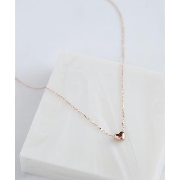 ZOZO問い合わせ番号:75653805ショップ:collecala，コレカラブランド:queite，ケイト，colleca la，コレカラ商品名:K10 YG/PG ハート ネックレス［queite］カテゴリ:アクセサリー>ネックレ...