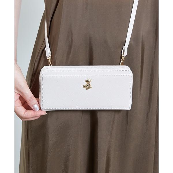 『タイムセール実施中』ZOZO問い合わせ番号:75654616ショップ:COMMON WARE，コモンウェアブランド:Sunny Side，サニーサイド商品名:SUNNY SIDE:くまお 財布 横型ショルダーカテゴリ:財布/小物>財...