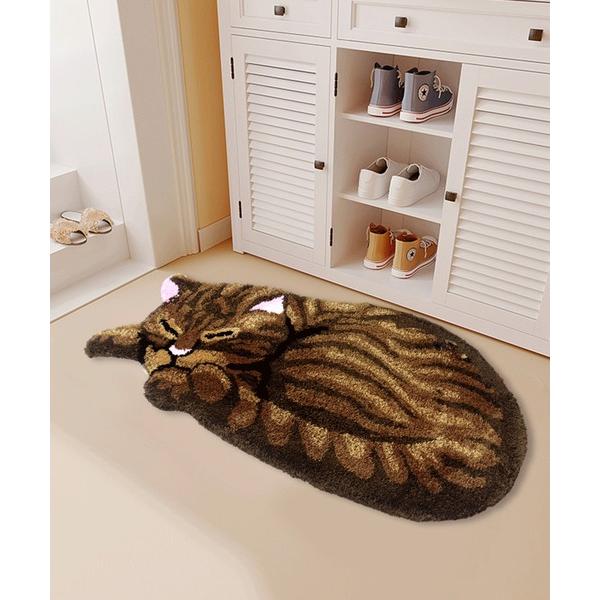 『タイムセール実施中』ZOZO問い合わせ番号:75688589ショップ:aimoha，アイモハブランド:aimoha，アイモハ商品名:aimoha　home　高精度織り　お眠り猫　ラグカテゴリ:インテリア>ラグ/マットブランド品番:x...