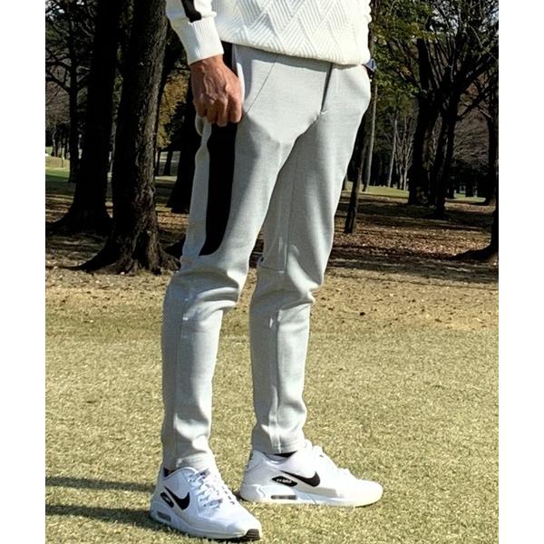 ZOZO問い合わせ番号:75719744ショップ:FRP，エフアールピーブランド:COMON GOLF，コモンゴルフ商品名:ストレッチ ポンチ ジャージ素材 アンクル丈ゴルフウェア テーパード ゴルフパンツカテゴリ:パンツ>スウェット...