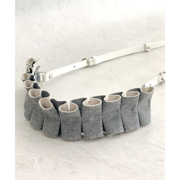 ZOZO問い合わせ番号:75720831ショップ:PR01.，ピーアールワンブランド:Coquette，コケット，PR01.，ピーアールワン商品名:Coquette 付け替えショルダー プリーツカテゴリ:ファッション雑貨>ベルトブラン...