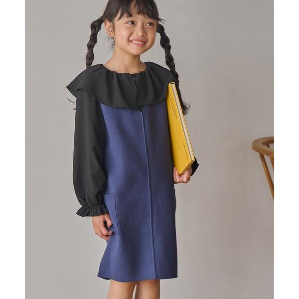 『タイムセール実施中』ZOZO問い合わせ番号:75736570ショップ:ROPE' PICNIC，ロぺピクニックブランド:ROPE' PICNIC，ロペピクニック商品名:【KIDS】洗える・アンチピリング /ニットジャンパースカート/リンク...