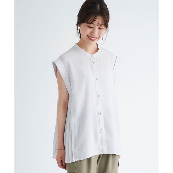 『セール実施中』ZOZO問い合わせ番号:75755294ショップ:le.coeur blanc，ルクールブランブランド:le.coeur blanc，ルクールブラン商品名:ジョーゼットサイドプリーツブラウスカテゴリ:トップス>シャツ/...