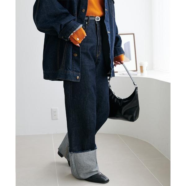 『タイムセール実施中』ZOZO問い合わせ番号:75816752ショップ:DISCOAT，ディスコートブランド:DISCOAT，ディスコート商品名:【新サイズ追加/4サイズ展開】USコットンデニムロールアップパンツカテゴリ:パンツ>デニ...