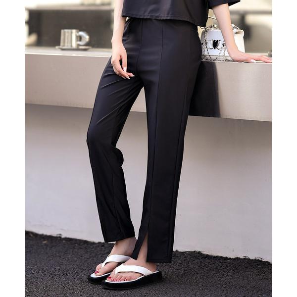 『タイムセール実施中』ZOZO問い合わせ番号:75821750ショップ:TeddyShop，テディショップブランド:TeddyShop，テディショップ商品名:【UVカット率 99.9％以上】レディース サープリス風スリットラッシュガードパン...