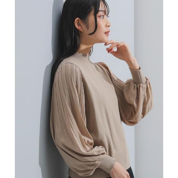 『セール実施中』ZOZO問い合わせ番号:75853291ショップ:BEAMS HEART，ビームスハートブランド:BEAMS HEART，ビームスハート商品名:袖ケシプリーツ プルオーバー（手洗い可能）カテゴリ:トップス>ニット/セー...