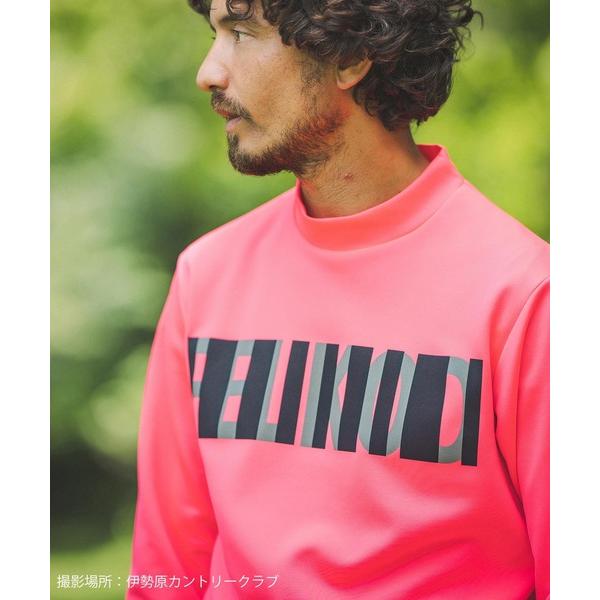 『セール実施中』ZOZO問い合わせ番号:75887567ショップ:CAMBIO，カンビオブランド:felkod，フィルコッド商品名:mlt4366-Barcode Print Mock Neck Long Sleeve Tee Tシャツカテ...