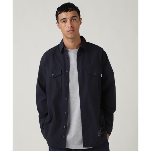 ZOZO問い合わせ番号:75888594ショップ:AVIREX，アヴィレックスブランド:AVIREX，アヴィレックス商品名:BASIC ARMY POPLIN L/S SHIRT / ベーシック アーミー ポプリン 長袖 シャツ / AVI...