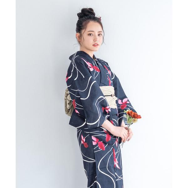 『タイムセール実施中』ZOZO問い合わせ番号:75922409ショップ:SOUBIEN，ソウビエンブランド:SOUBIEN，ソウビエン，bonheur saisons，ボヌールセゾン商品名:夏を彩るレディース浴衣2点セット （浴衣＋帯）カテ...