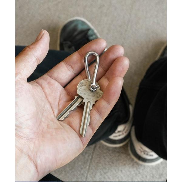 ZOZO問い合わせ番号:75983549ショップ:HIGHTIDE，ハイタイドブランド:HIGHTIDE，ハイタイド，Detail，ディテール商品名:GLOMA NAUTICA グローマノーティカ ツイストシャックル キーリング シルバー ...