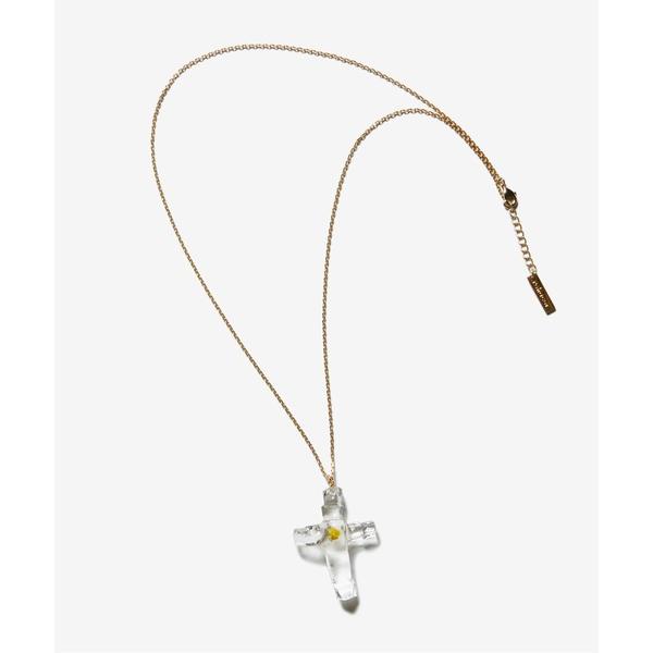 ZOZO問い合わせ番号:76017014ショップ:rehacer，レアセルブランド:rehacer，レアセル商品名:rehacer : Melted Flowercross Necklace / メルティッド フラワークロス ネックレスカテ...