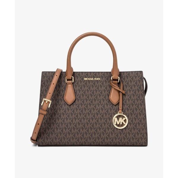 『セール実施中』ZOZO問い合わせ番号:76048525ショップ:MICHAEL KORS，マイケル・コースブランド:MICHAEL KORS，マイケルコース商品名:SHEILA センタージップ サッチェル ミディアム - MKシグネチャー...